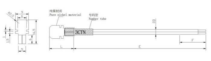 Energy storage temperature sensor temperature measurement cable ...