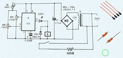 Wiring of NTC Thermistor Temperature Sensor - Temperature sensor ...